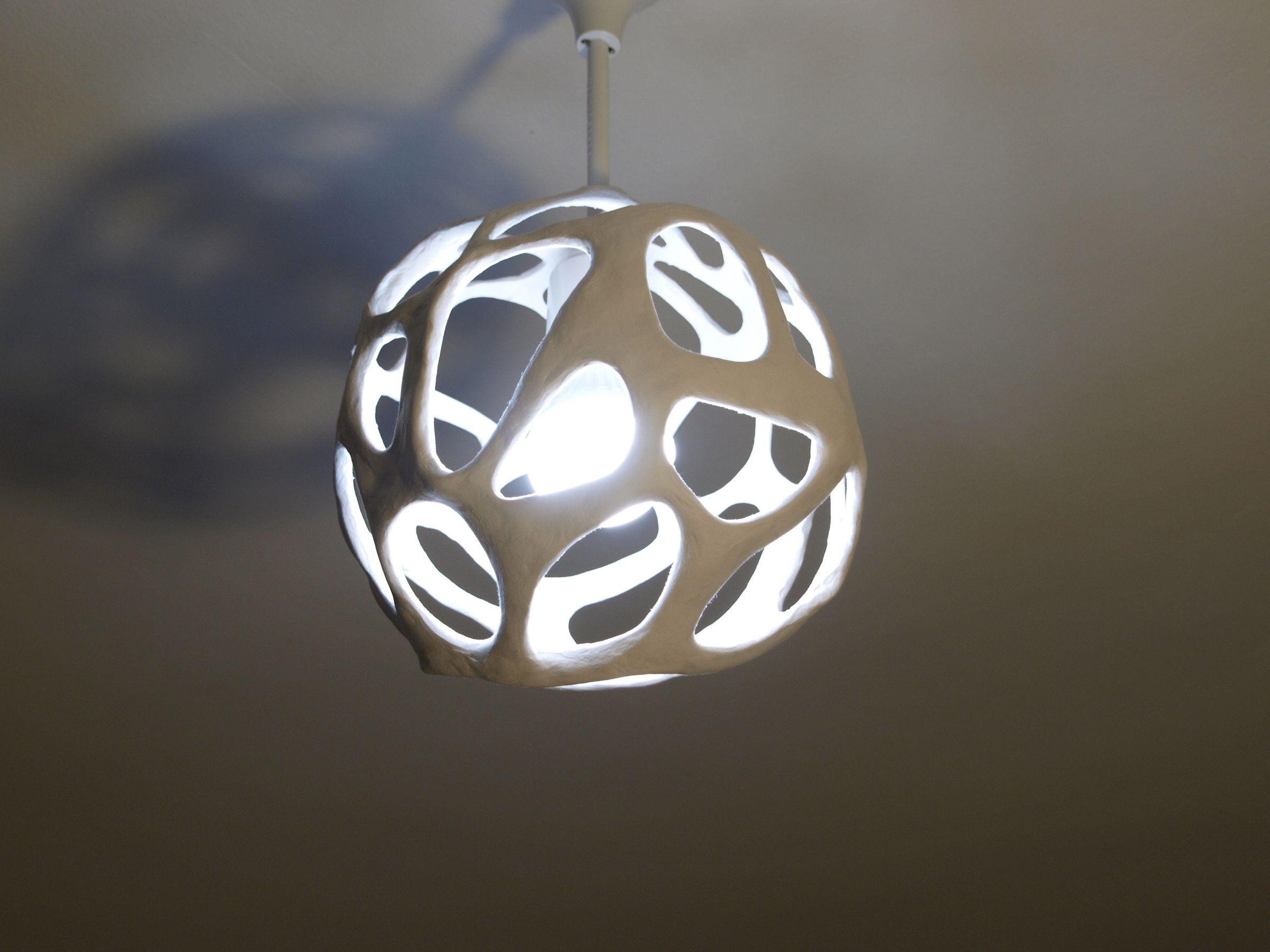 DIY Cellular Organic Lampshade Without a 3D Printer : 4 Steps (with ...