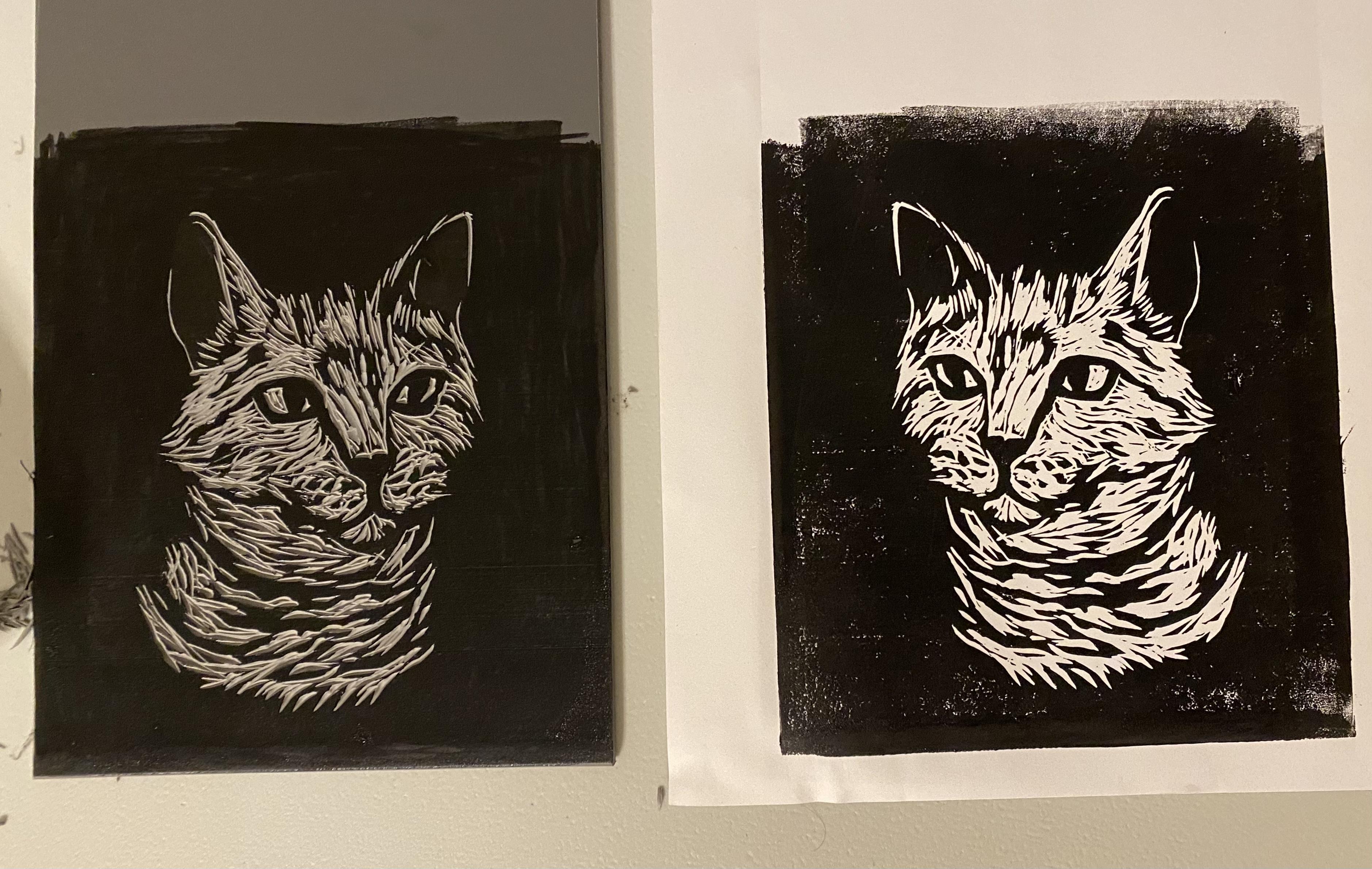 Making a Linocut Print From Start to Finish : 11 Steps (with Pictures ...