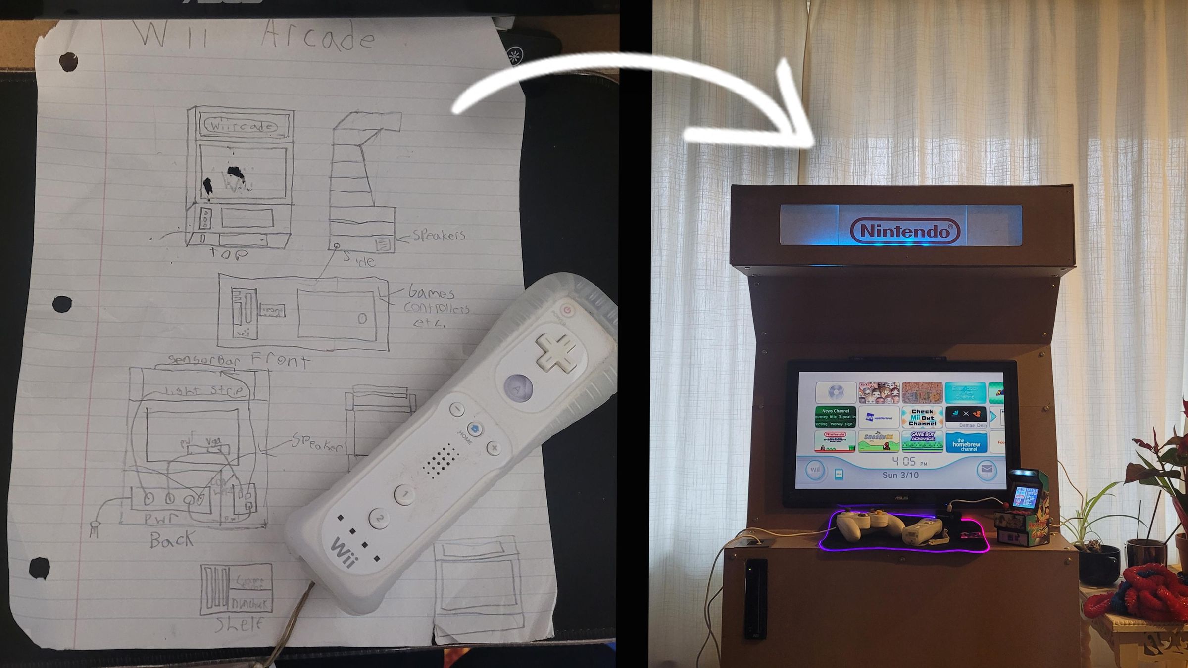 CNC Arcade Cabinet - Built From a Nintendo Wii! : 22 Steps (with Pictures) - Instructables