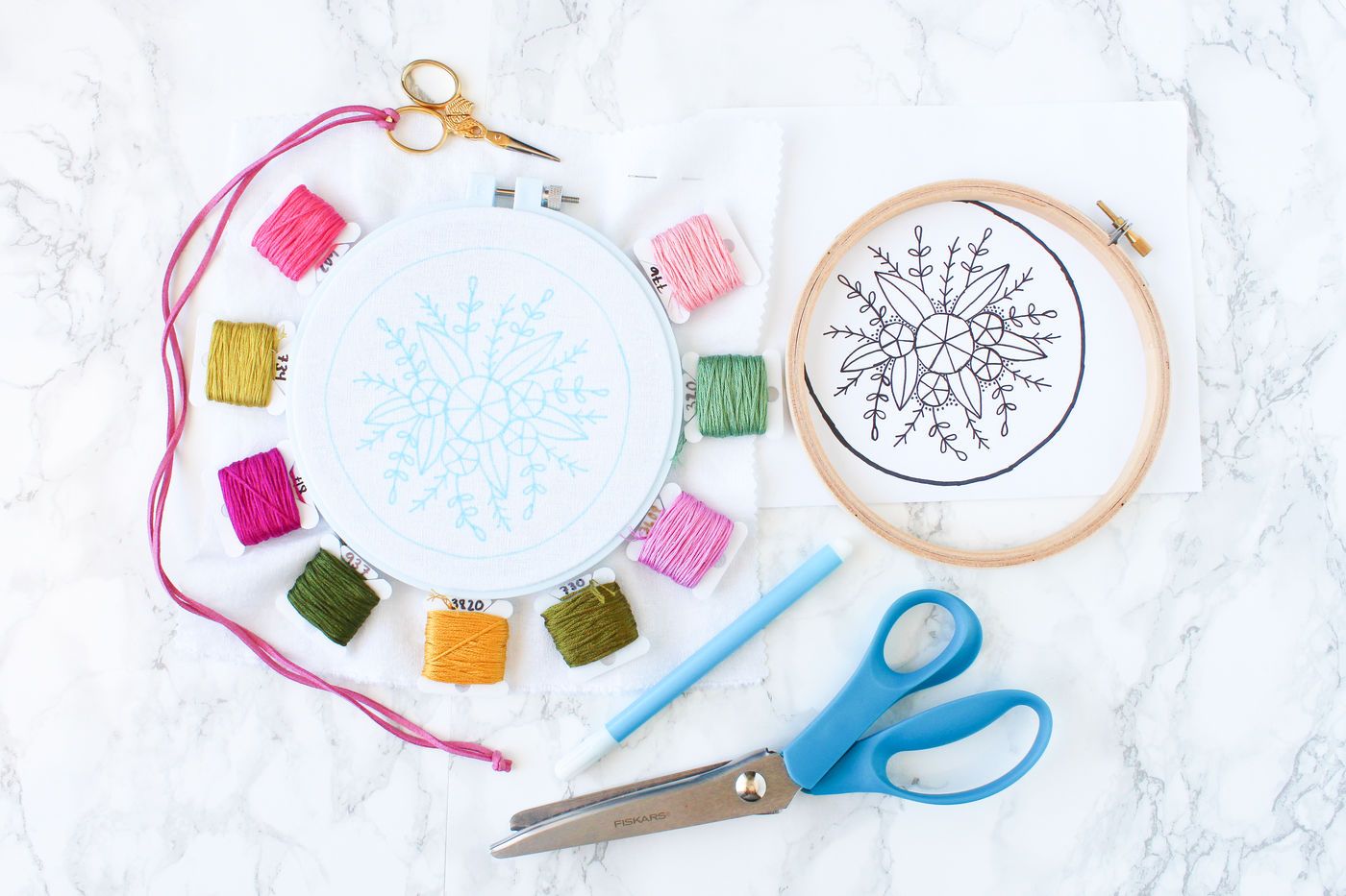 Floral Stitch Sampler + Free Pattern : 10 Steps (with Pictures ...