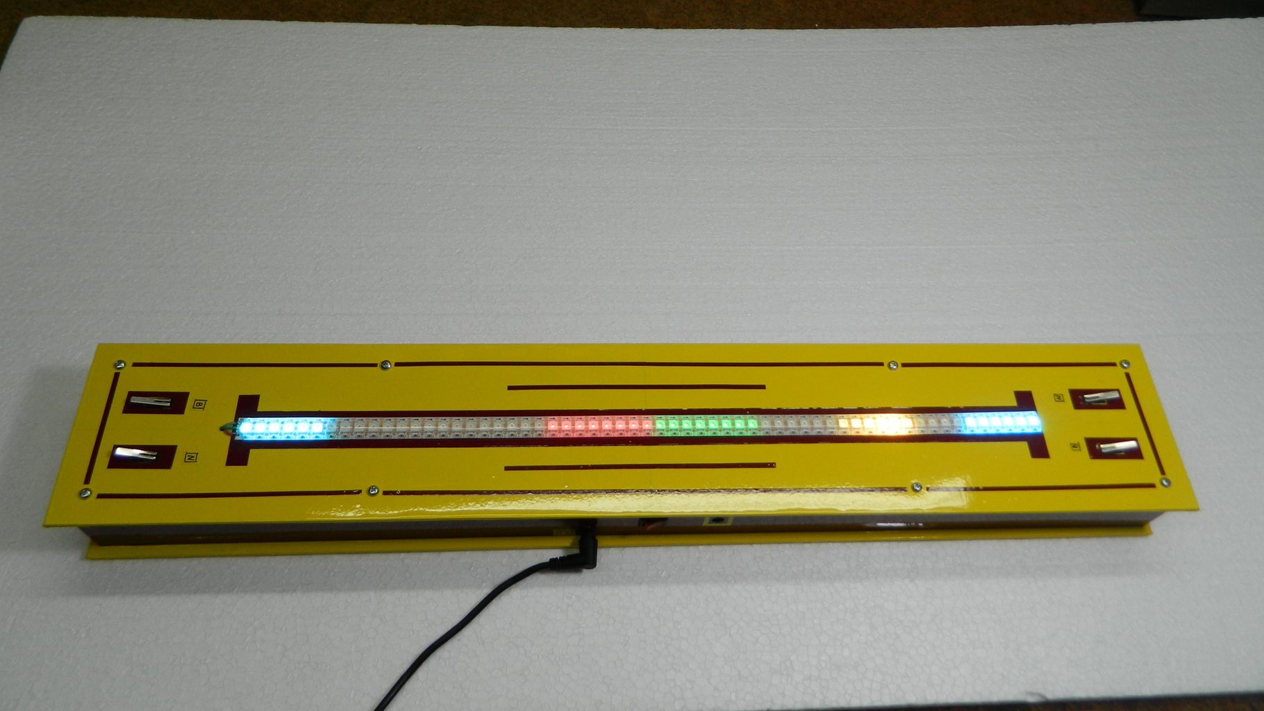 Diy Arduino 1d Pong Game With Ws2812 Led Strip Instructables