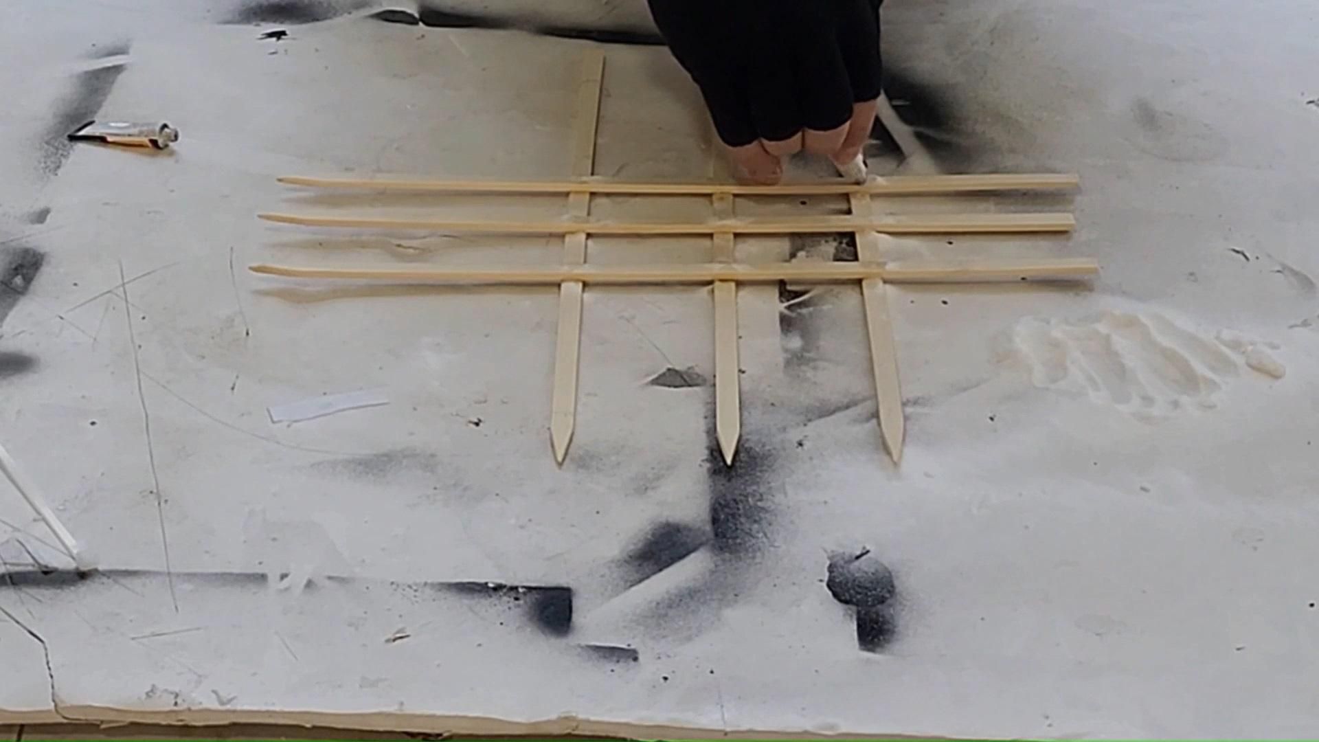 Making and Mounting Solar LED Light Street Art Images, on High Walls ...