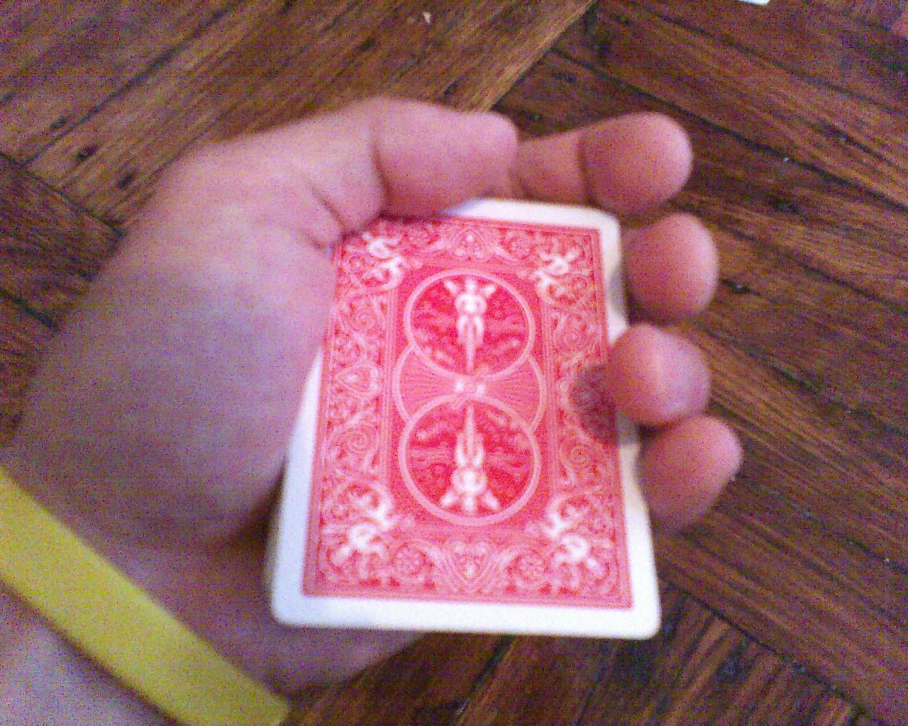 Deal/flick Cards From a Deck, With One Hand : 4 Steps (with Pictures ...