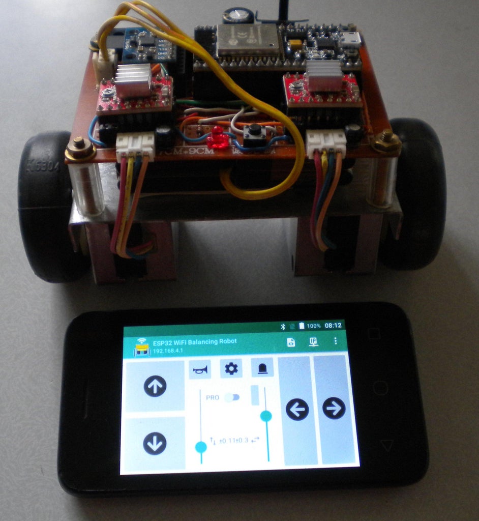 Diy Esp32 Wifi Self Balancing Robot B Robot Esp32 Arduino Programing 3993
