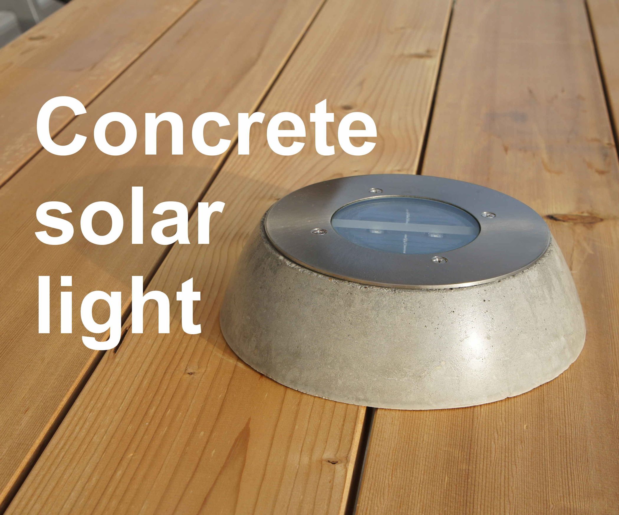 Concrete Solar Light : 4 Steps (with Pictures) - Instructables