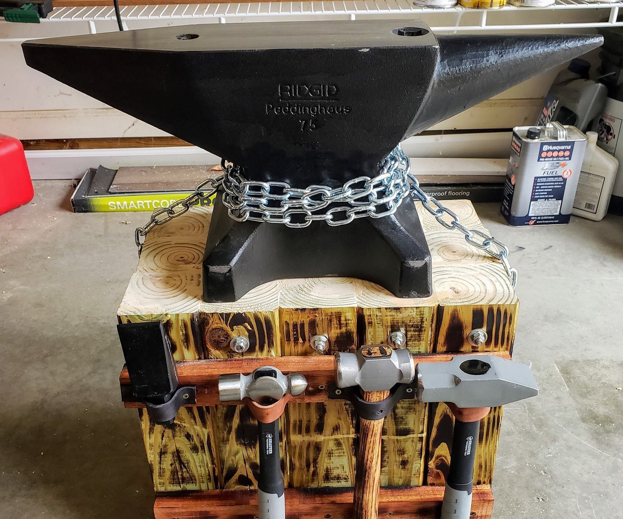 Custom Anvil Stand - No Welding Required : 5 Steps (with Pictures ...