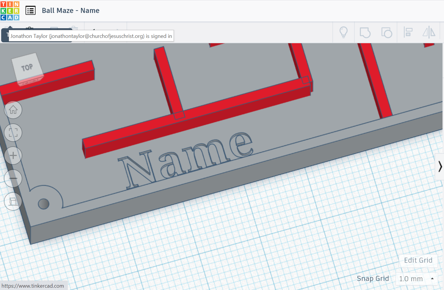 Moving Ball Maze - Tinkercad Student Project : 13 Steps (with Pictures) - Instructables