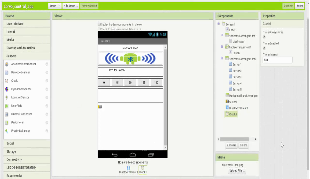Arduino : How to Control Servo Motor Via Bluetooth (with Smartphone ...