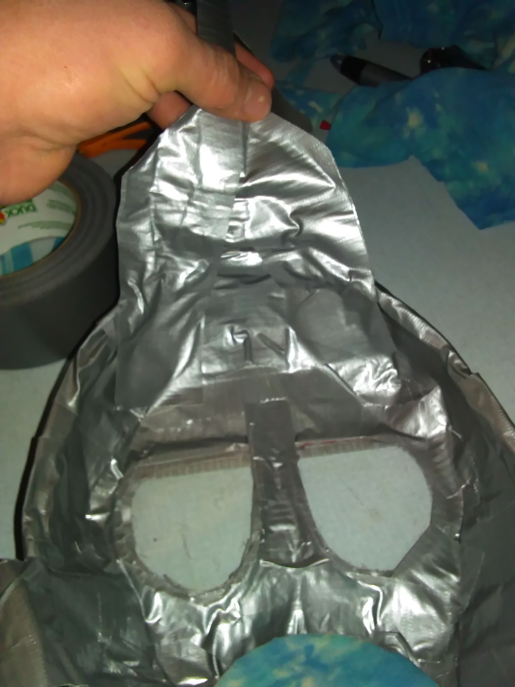 Emergency Duct Tape Gas Mask! : 8 Steps (with Pictures) - Instructables
