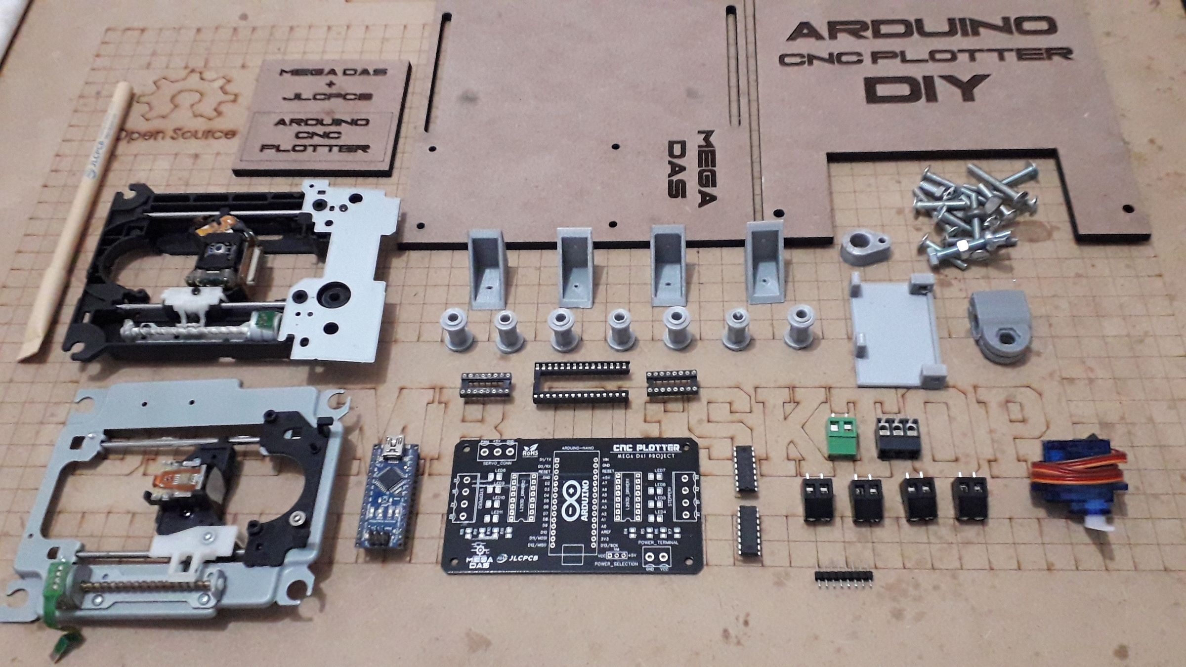 Arduino CNC Plotter (DRAWING MACHINE) : 10 Steps (with Pictures ...