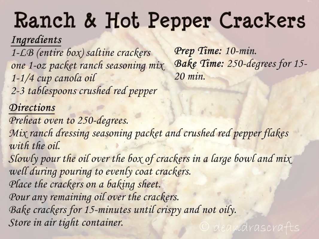 Ranch & Pepper Crackers (with Pictures) - Instructables