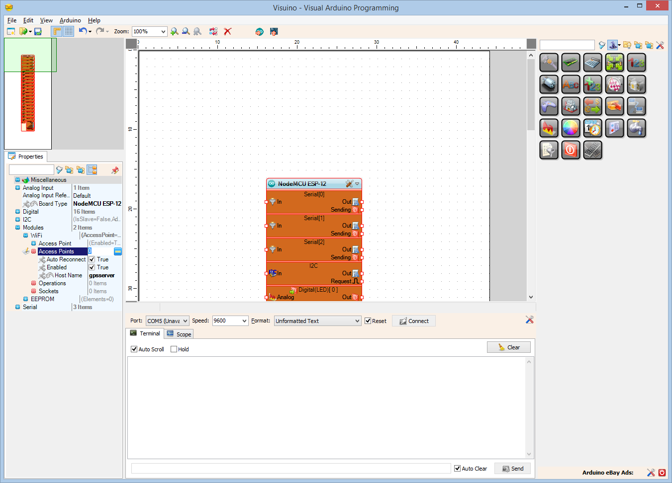 ESP8266 and Visuino: GPS Location Web Server With Google Maps : 11 ...