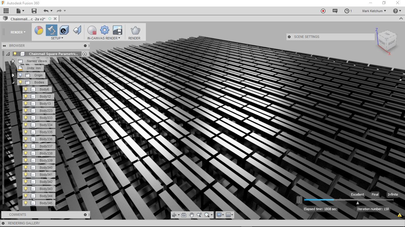 Parametric Chainmail in Fusion 360 : 11 Steps (with Pictures ...
