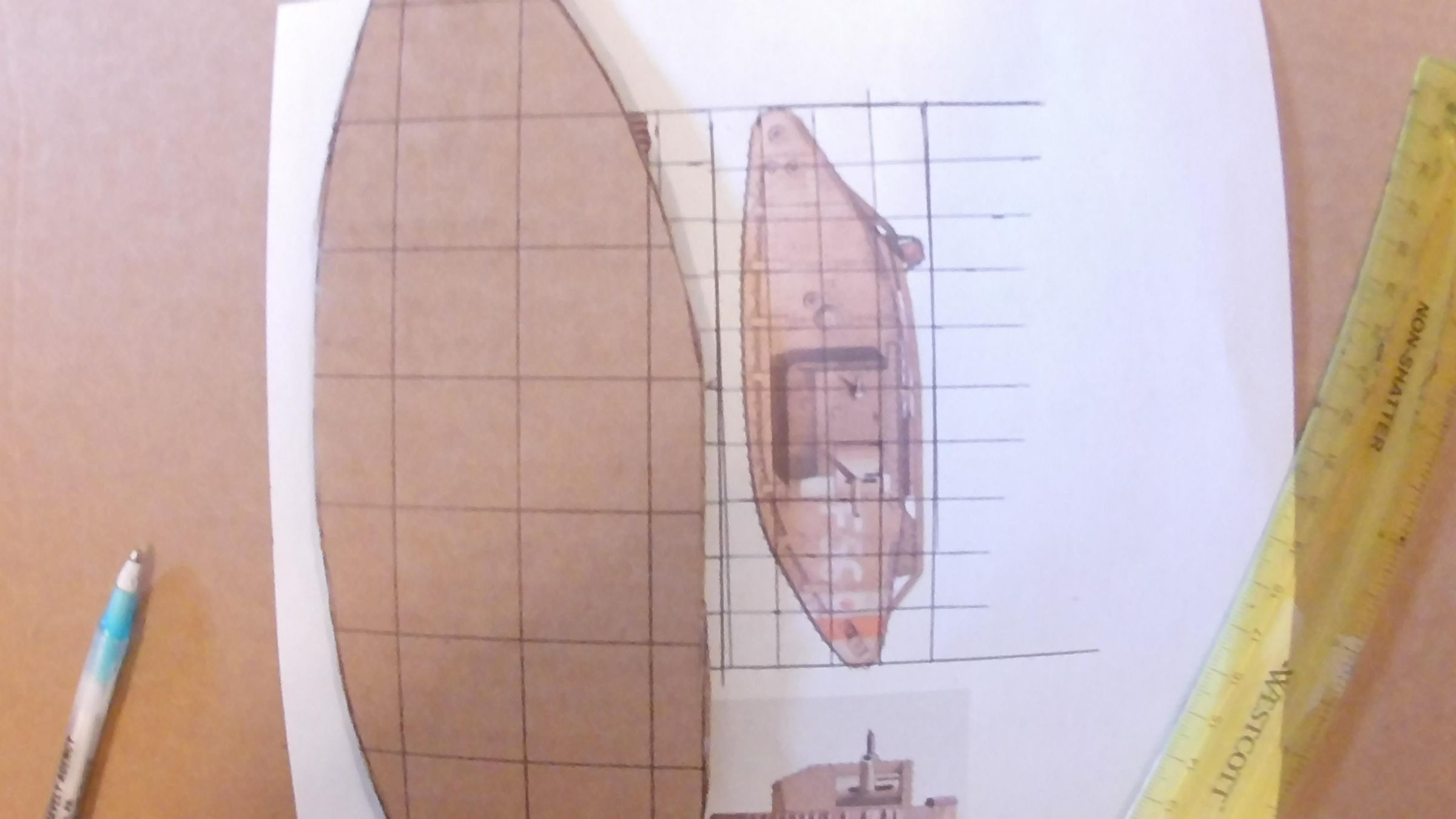 Cardboard Model Mark IV British Tank : 10 Steps (with Pictures ...