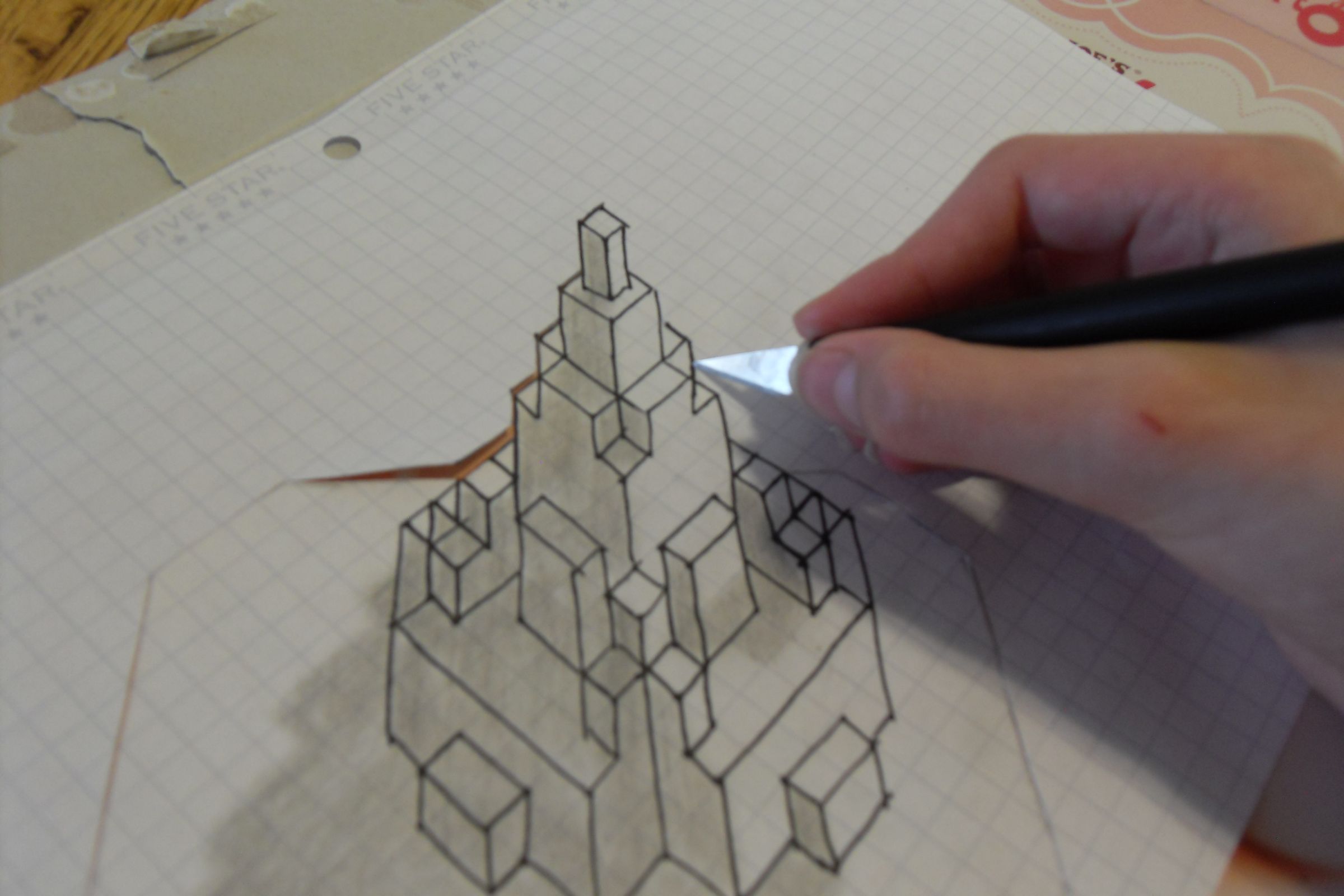 3D Buildings on Grid Paper! : 6 Steps (with Pictures) - Instructables