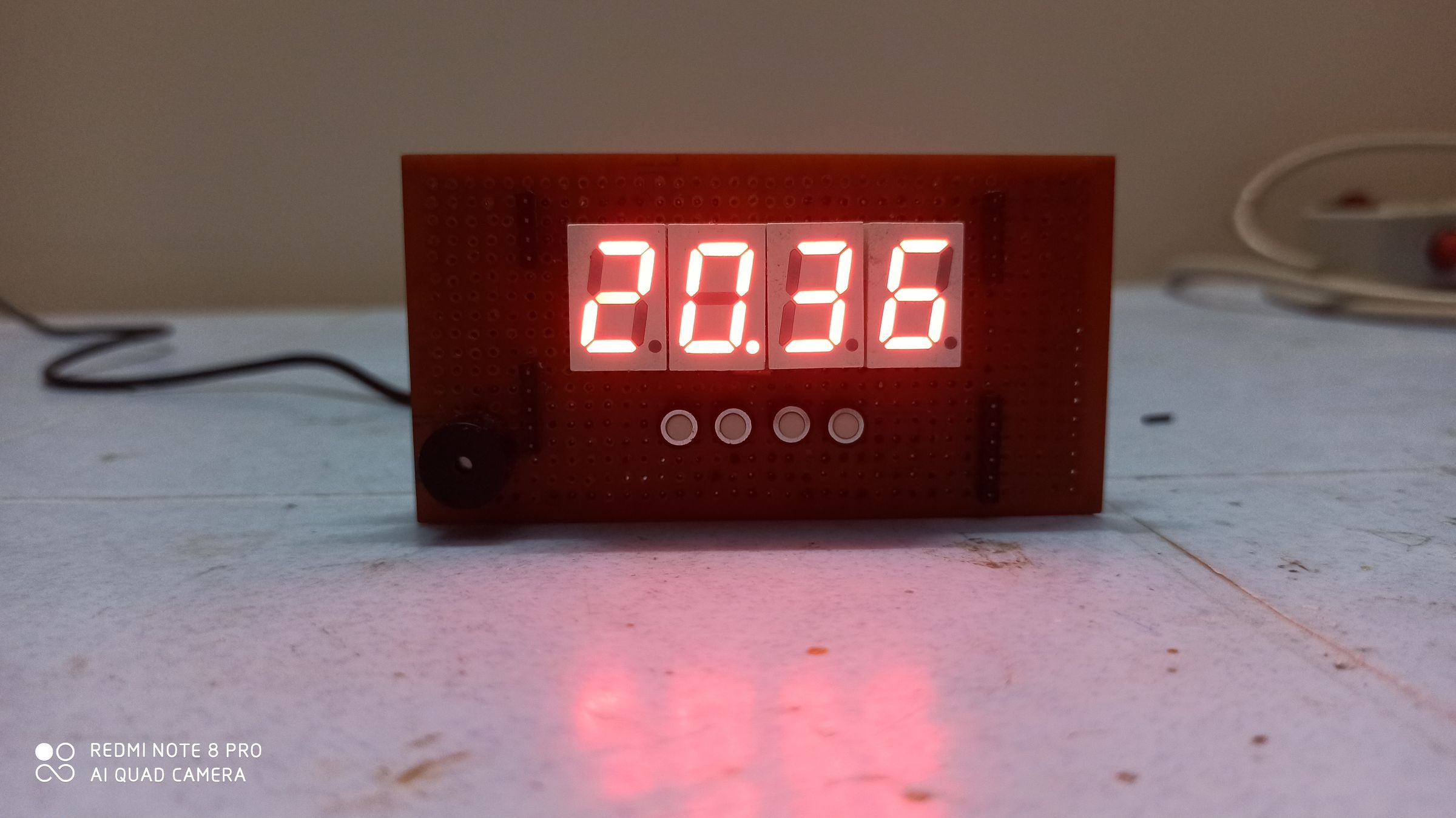 DIY Digital Clock Using ATmega328p, RTC DS3231 and Seven Segment ...