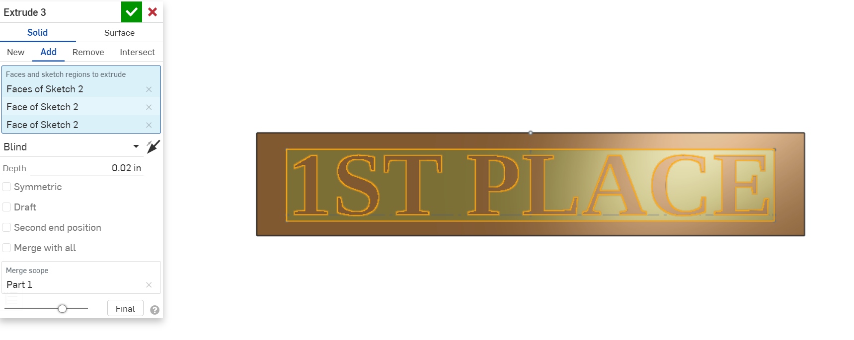 3D First Place Trophy : 11 Steps - Instructables