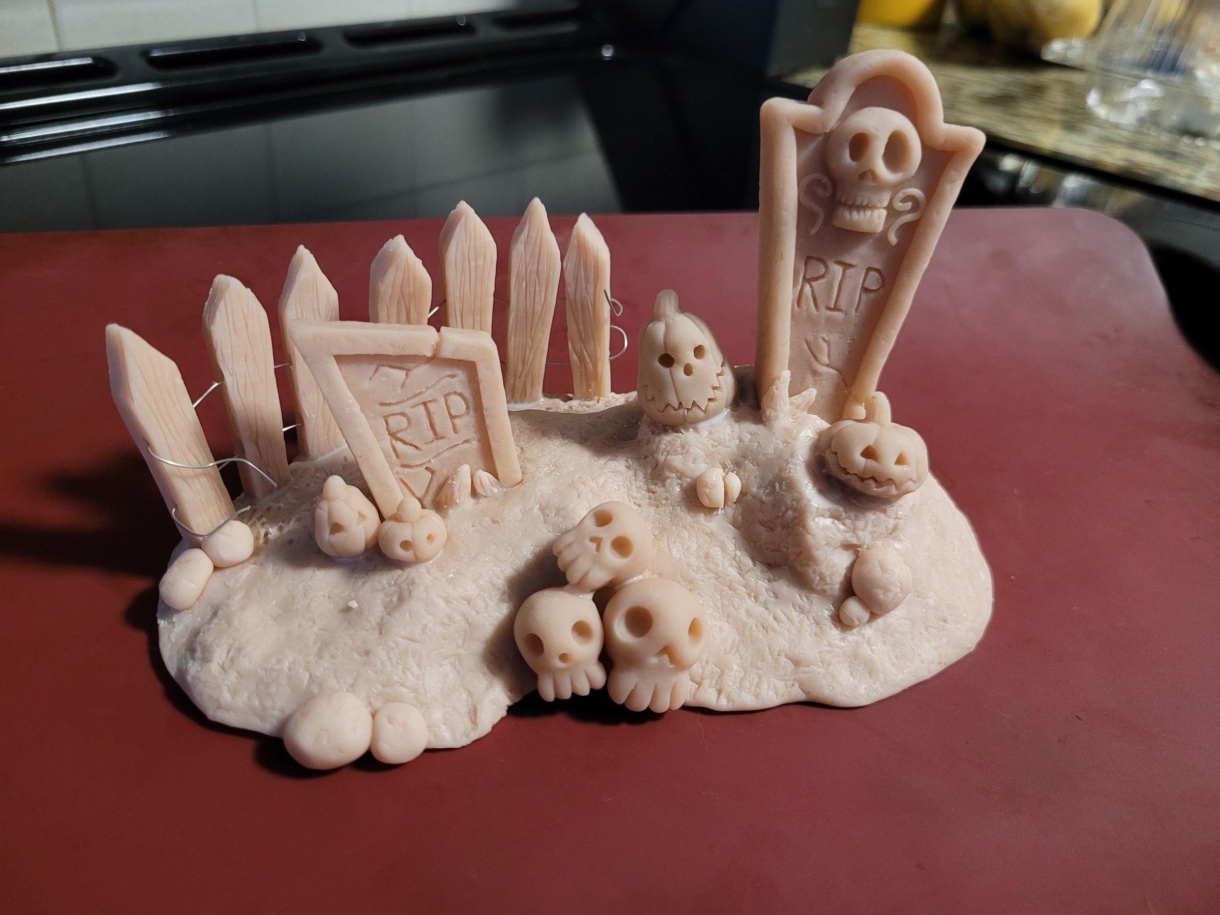 Small Clay Halloween Diorama Decoration : 19 Steps (with Pictures ...