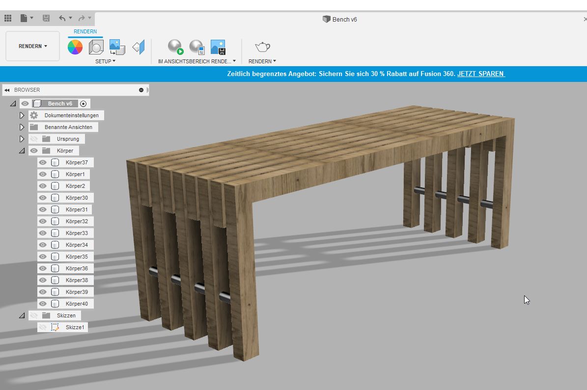 Modern Bench : 9 Steps (with Pictures) - Instructables