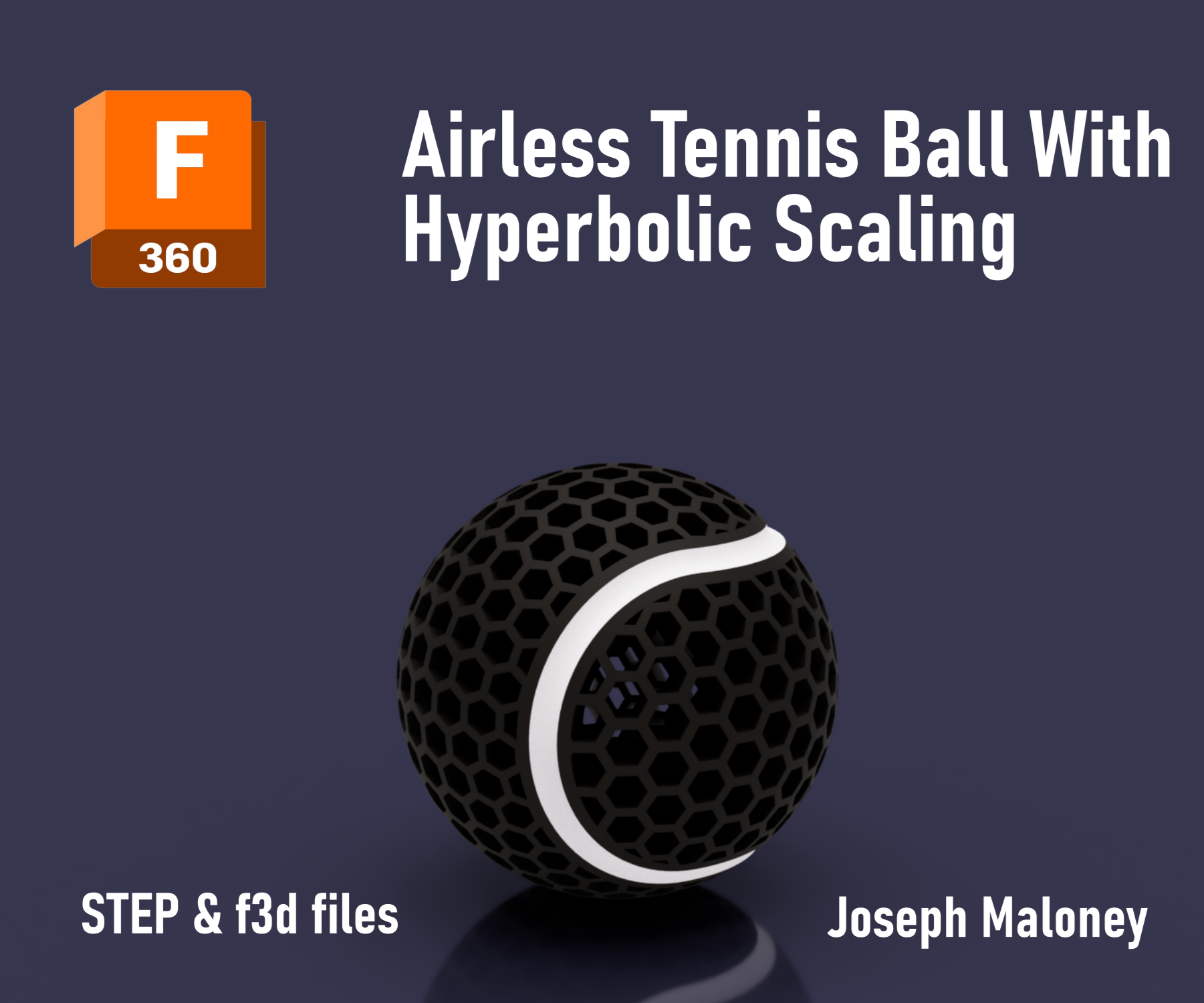 Airless Tennis Ball: Hyperbolic Mapping to a Sphere : 10 Steps (with ...