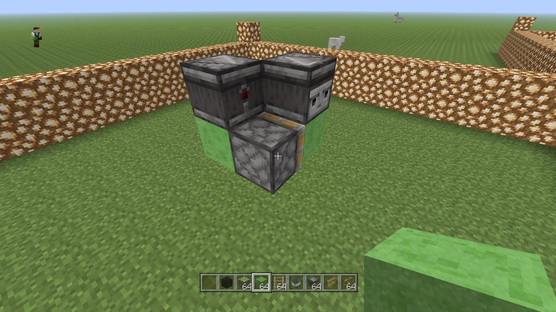 Minecraft SethBling's Simple 2-way Controllable Flying Machine Adapted ...