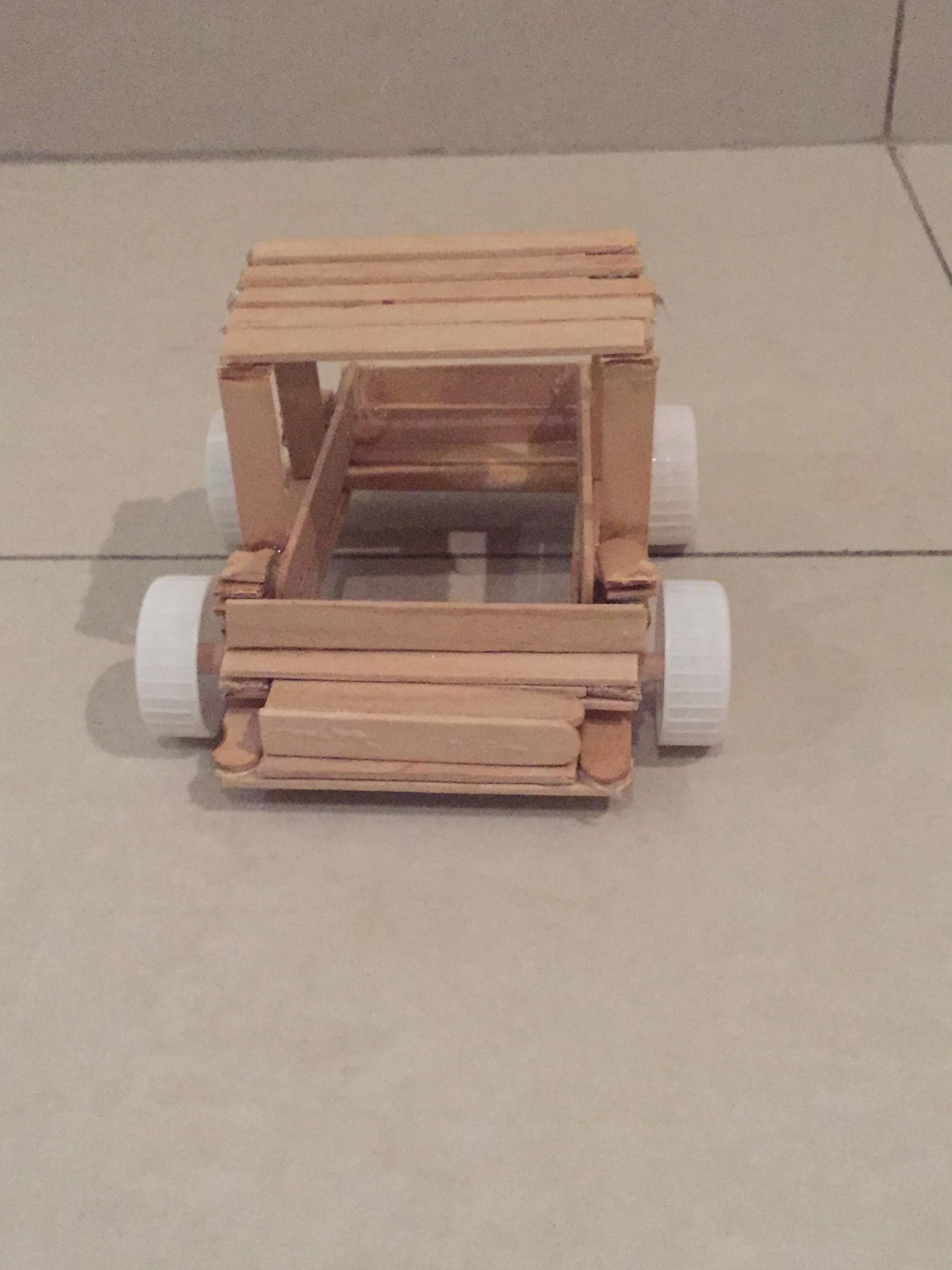 Design for Change, Making a Car Out of Popsicle Sticks. : 4 Steps ...