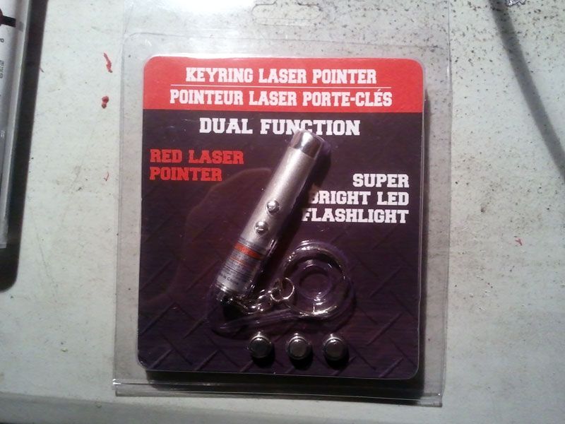 Modifying an Inexpensive Laser Pointer Keychain for General Use : 6 ...