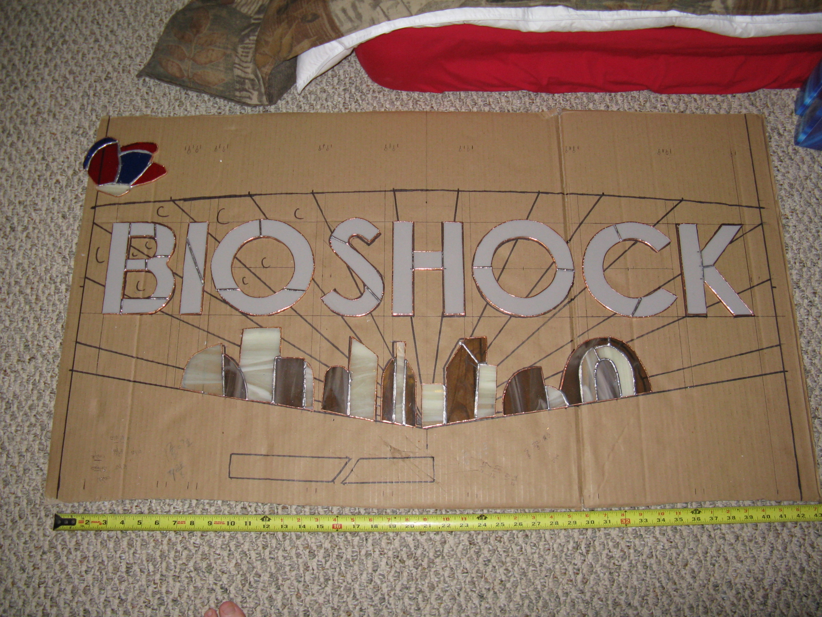 Bioshock Stained Glass Logo : 13 Steps (with Pictures) - Instructables