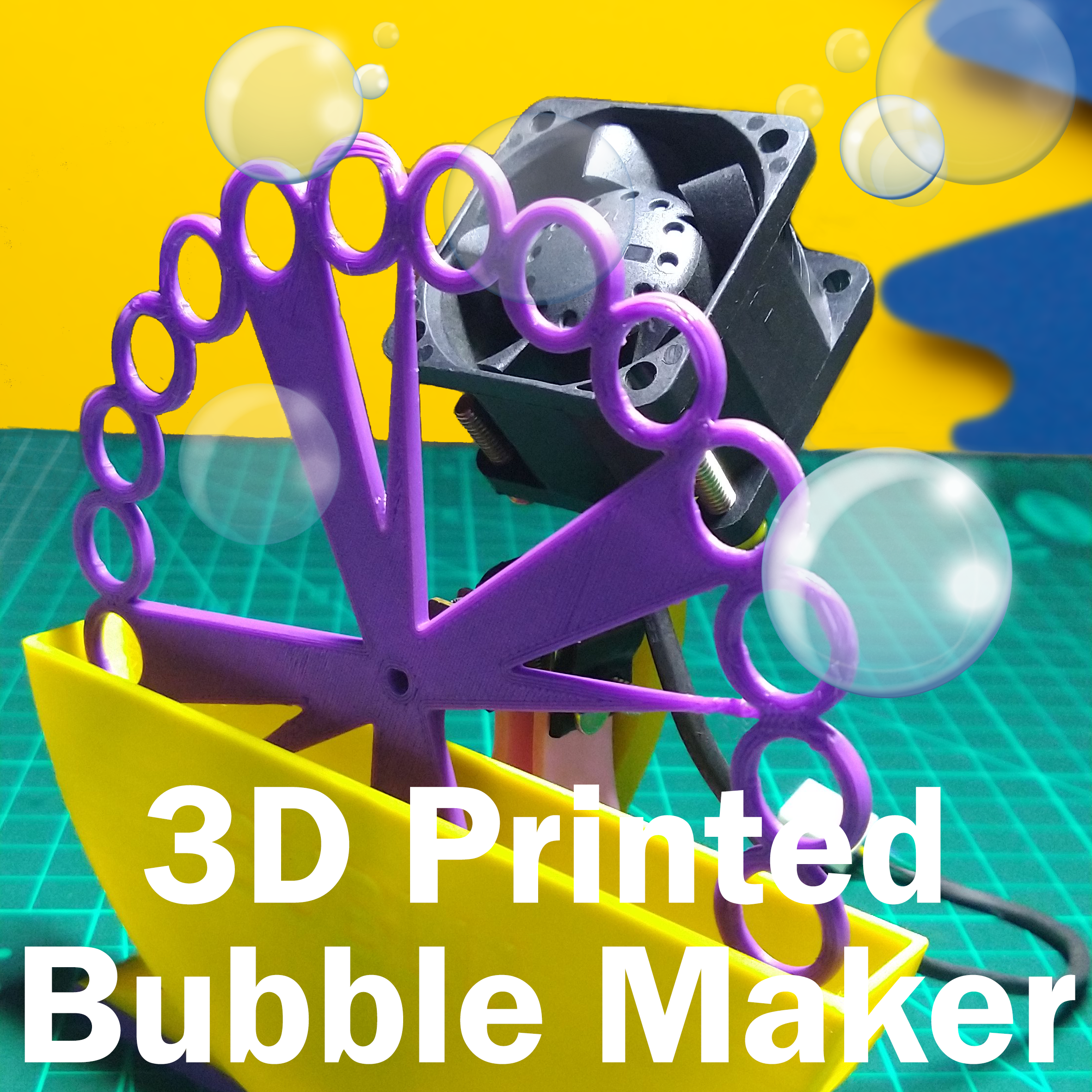 Bublu : 3D Printed Bubble Maker : 3 Steps (with Pictures) - Instructables