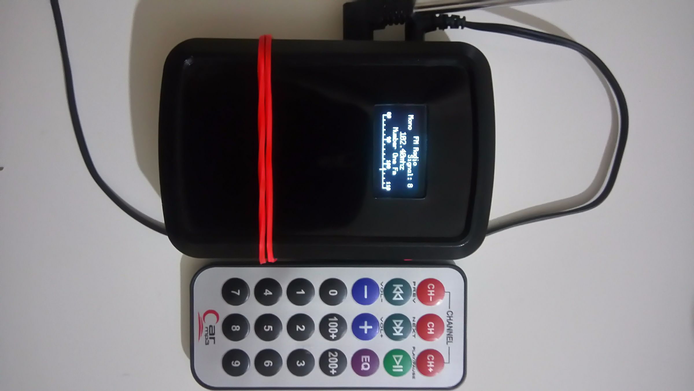 Diy Arduino Tea5767 Pocket Radio With Remote Control and Rechargeable ...