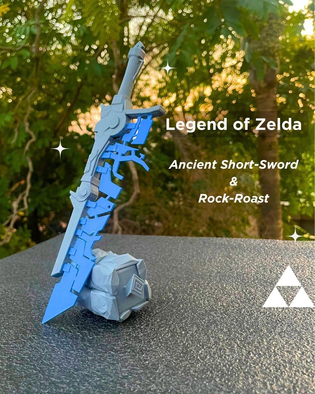 Ancient Short-Sword and Goron Rock-Roast From Zelda BOTW. 🗡️ 🍖 🪨 : 24 ...