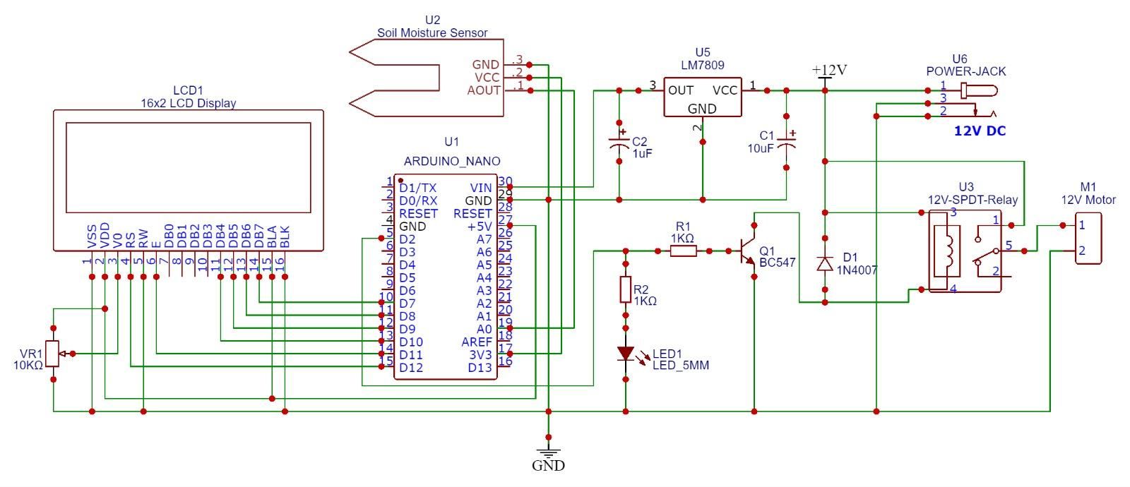 Automatic Plant Watering System Using Soil Moisture Sensor & Arduino ...