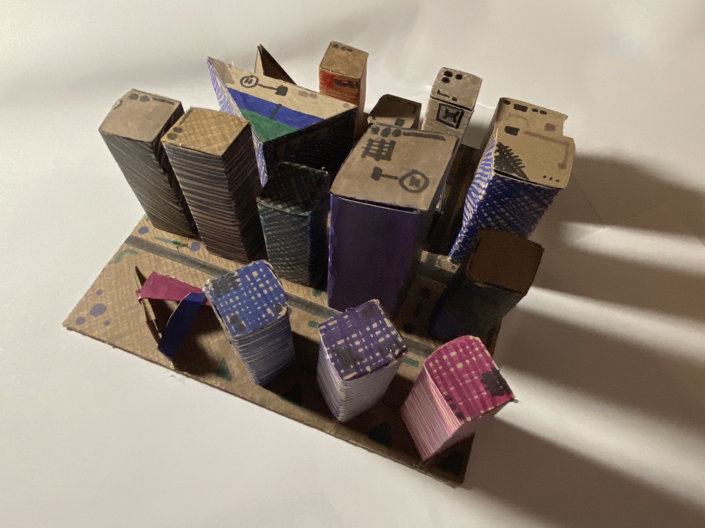 Cardboard Model City : 4 Steps - Instructables