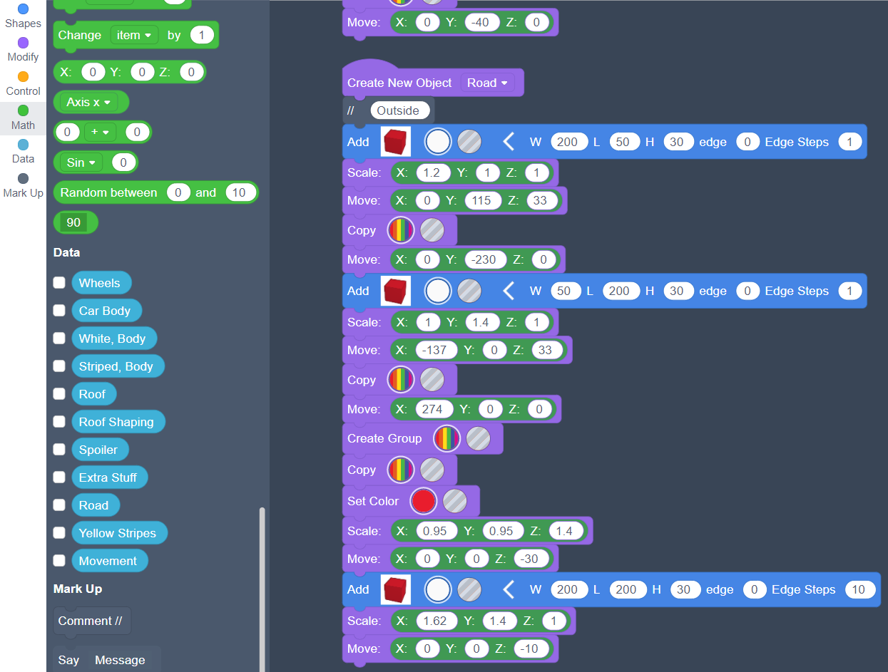 Driving (Classic) Mustang - Tinkercad Codeblocks : 9 Steps (with ...