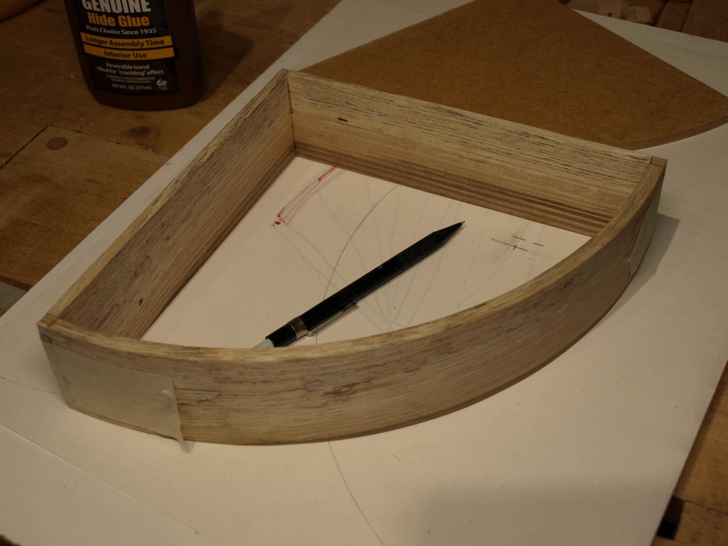 Bent Wood Quadrant Box With Fan Top : 6 Steps (with Pictures ...