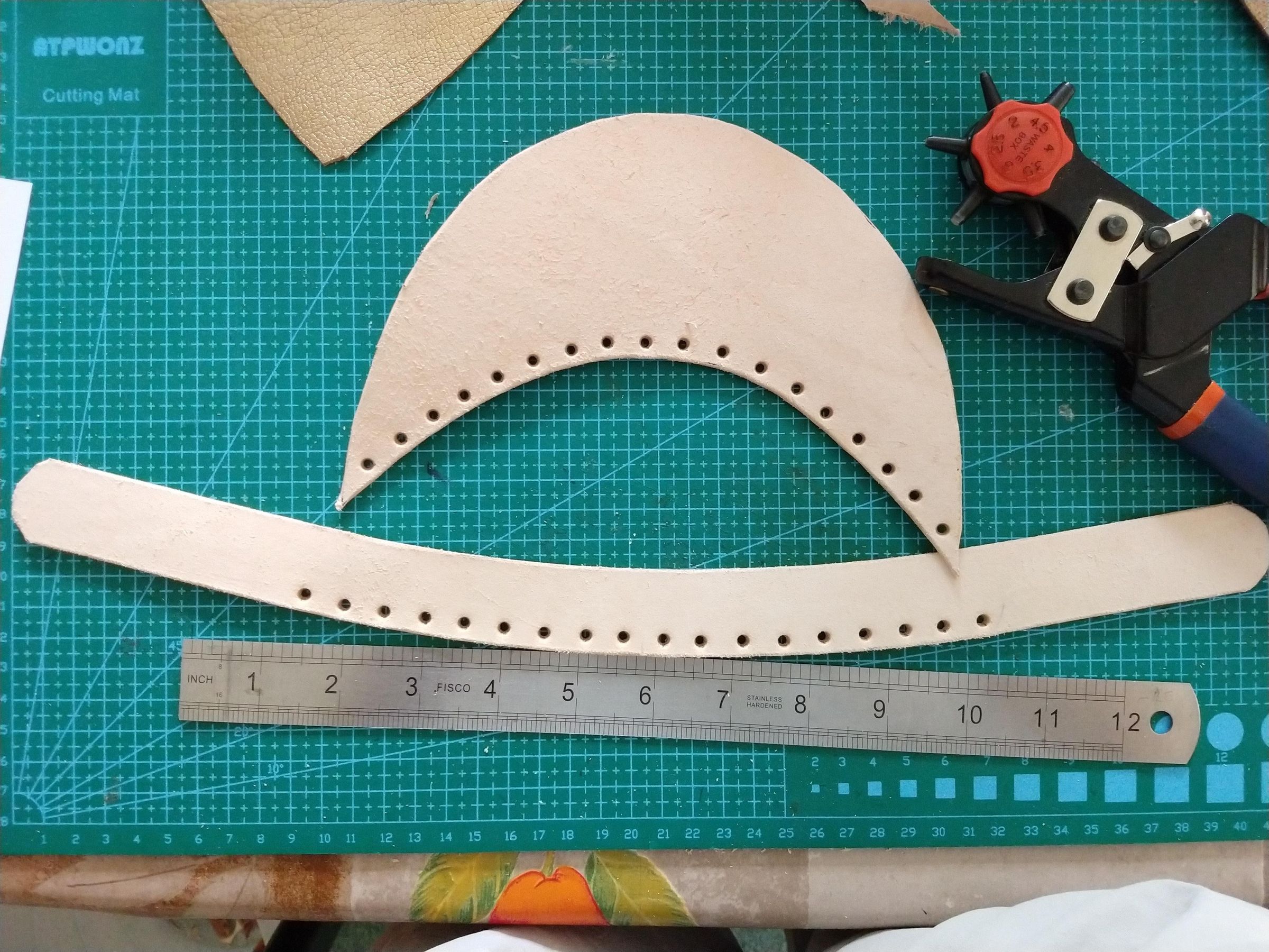 Two in One - Leather Sun Visor With Detachable Hat : 15 Steps (with ...