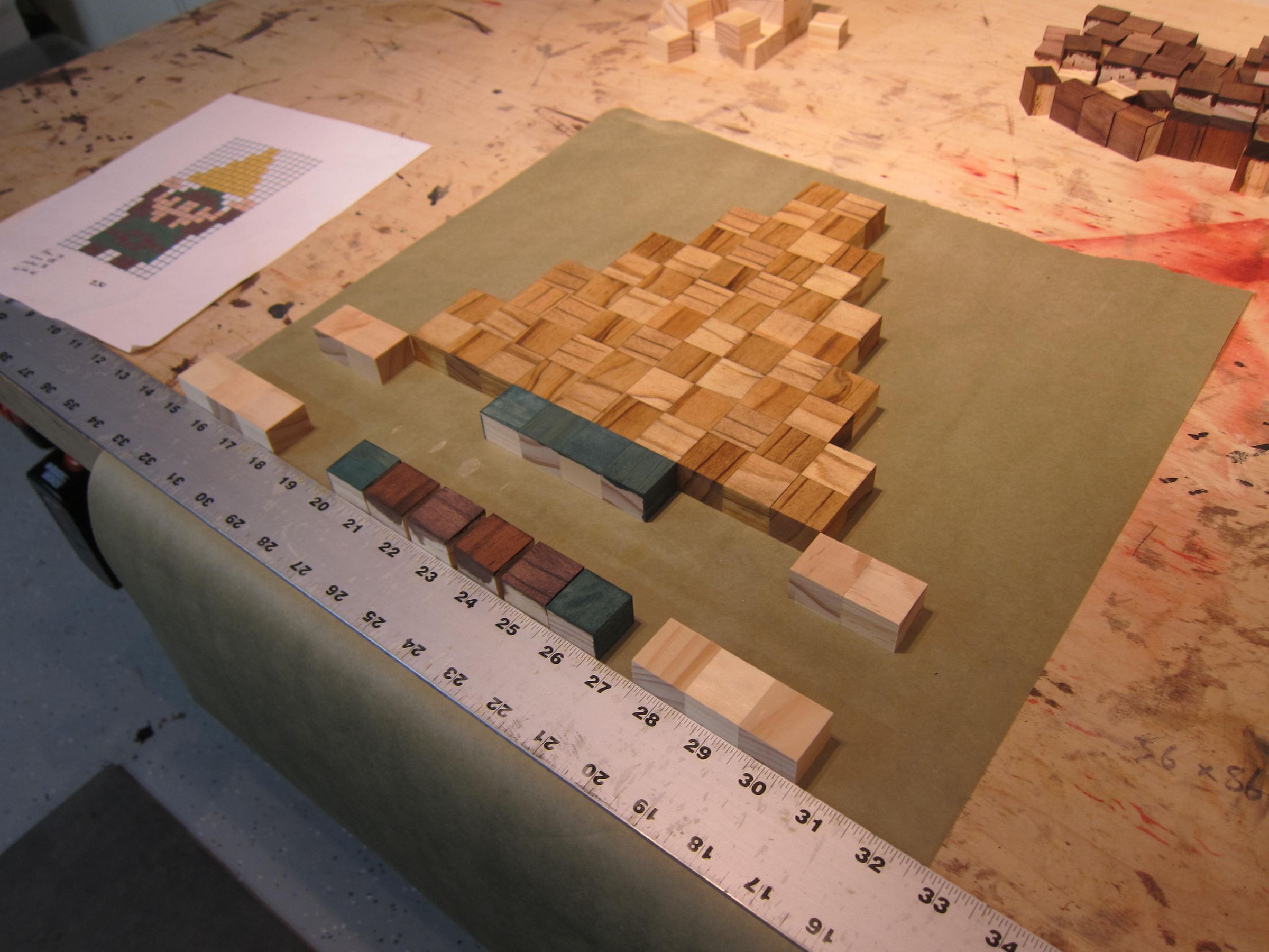 Stained Wood Pixel Art : 7 Steps (with Pictures) - Instructables