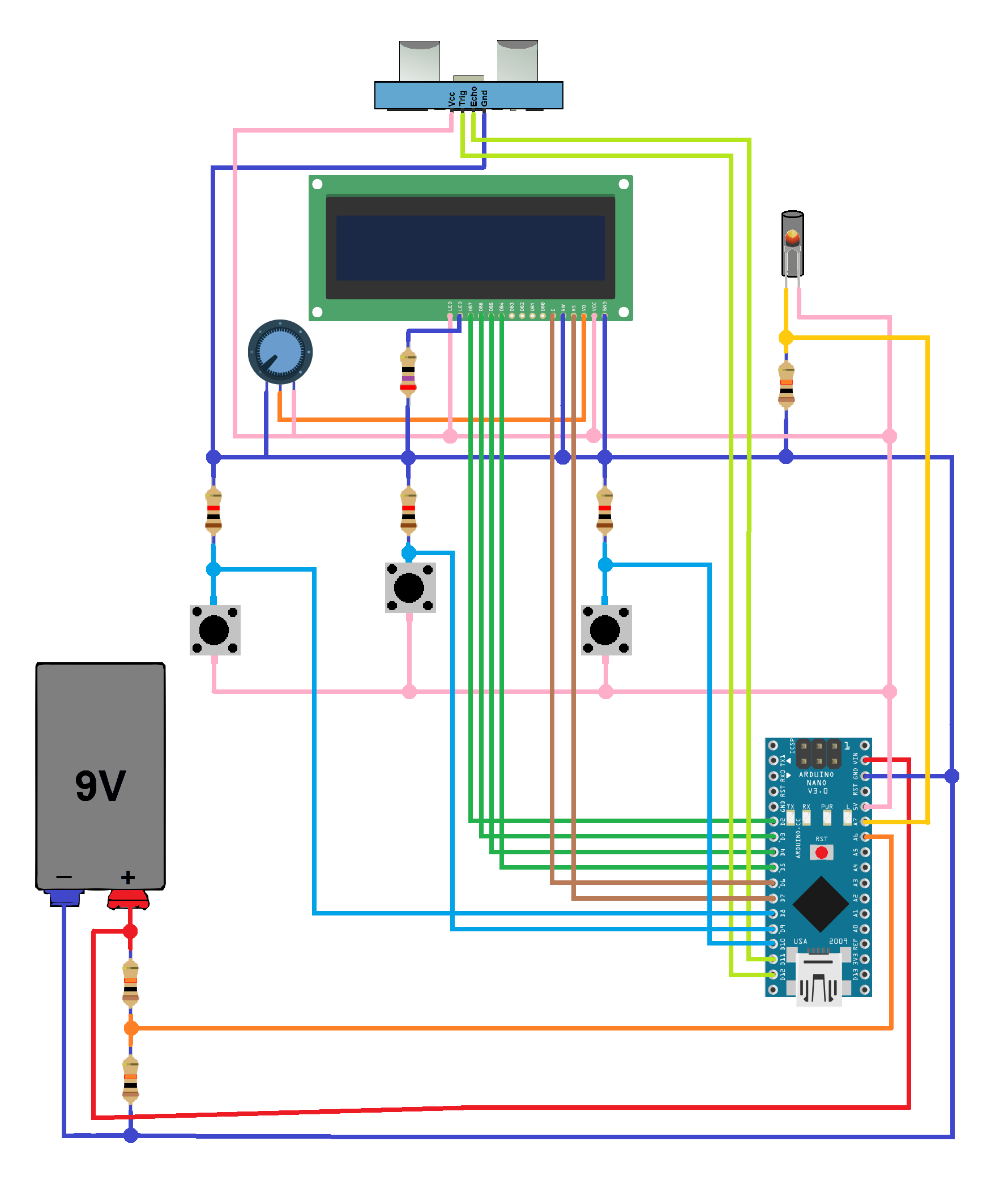 DIY Projects - My Ultrasonic Tape Measure : 3 Steps - Instructables