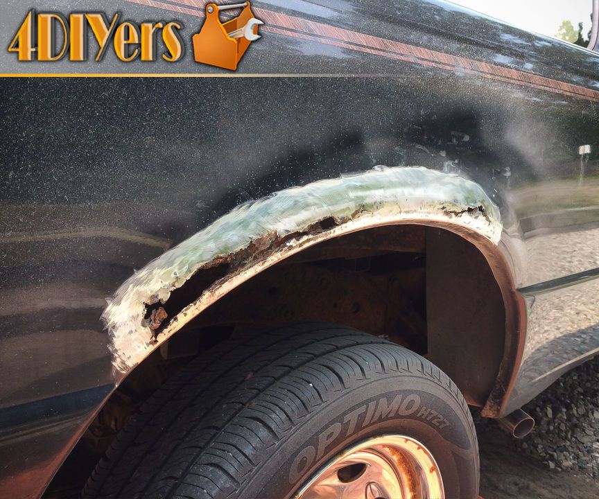 How to Fix Rust Holes on a Budget Using Fiberglass - NO WELDING : 10 ...
