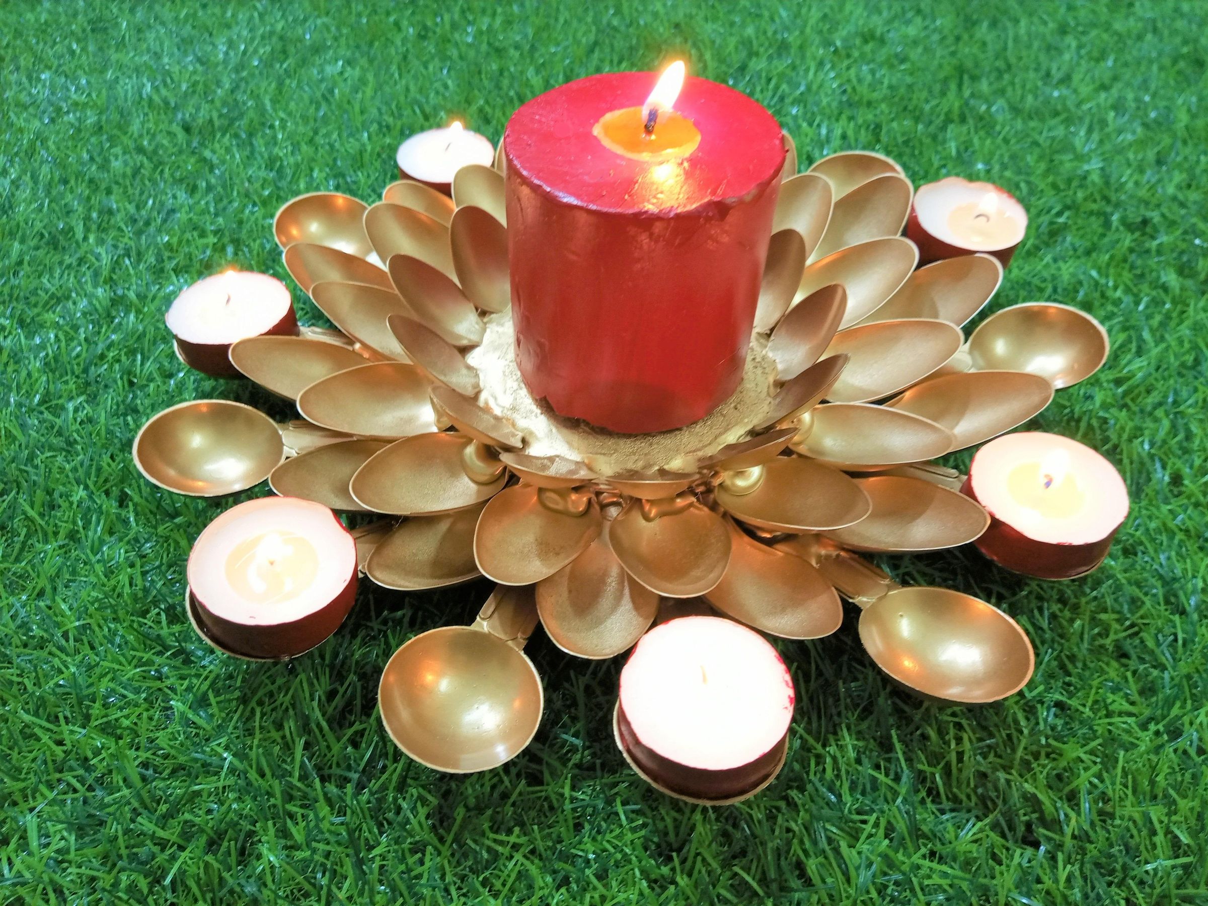 How to Make Spoon Candle Holder : 4 Steps - Instructables