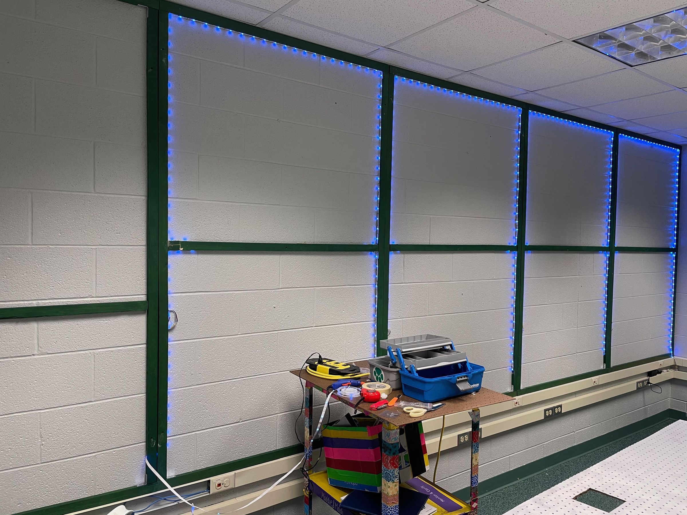 Rainbow LED Pegboard Wall : 6 Steps - Instructables
