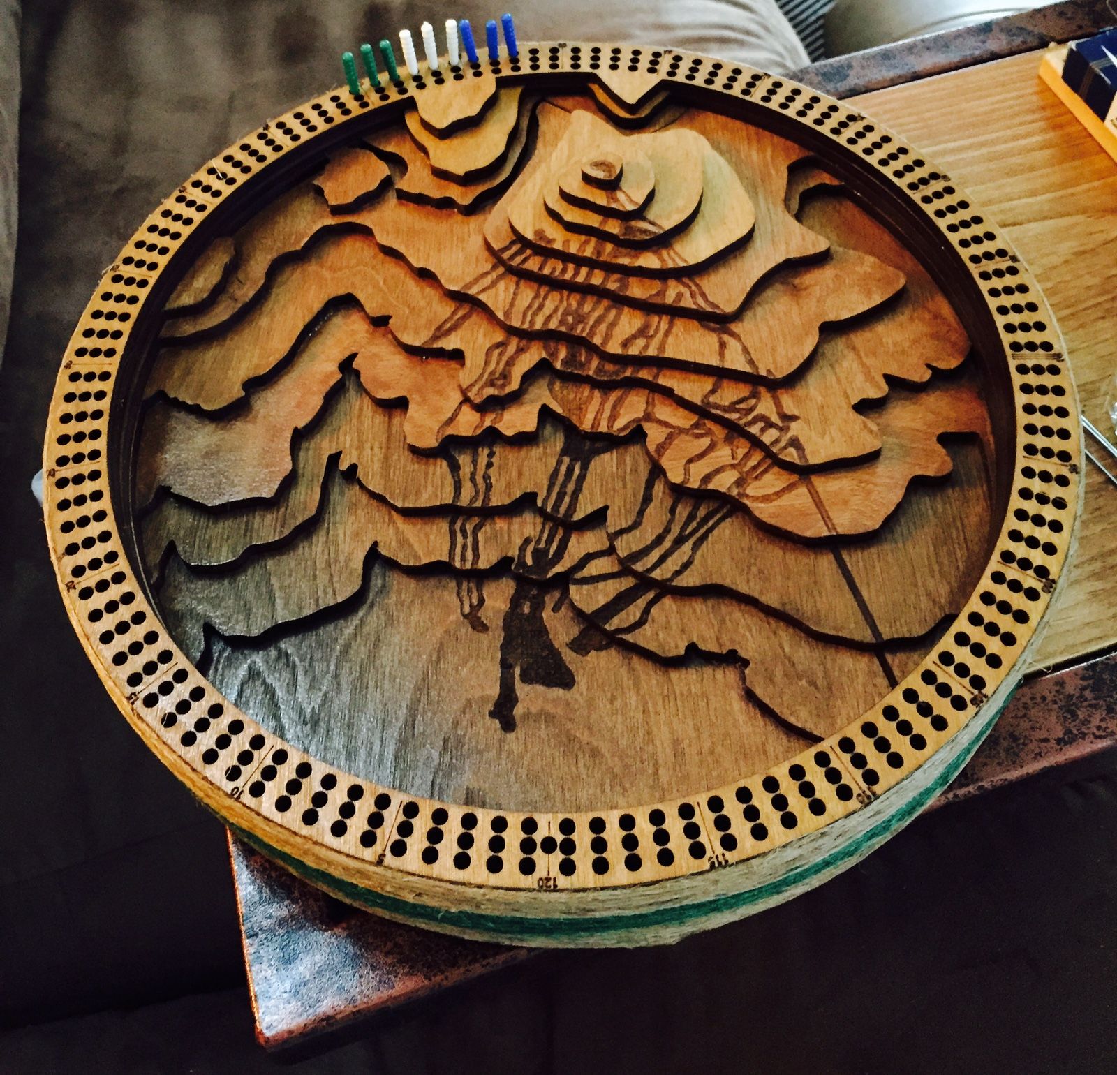 Creating Custom 3D Cribbage Boards With a Laser Cutter! : 5 Steps (with ...