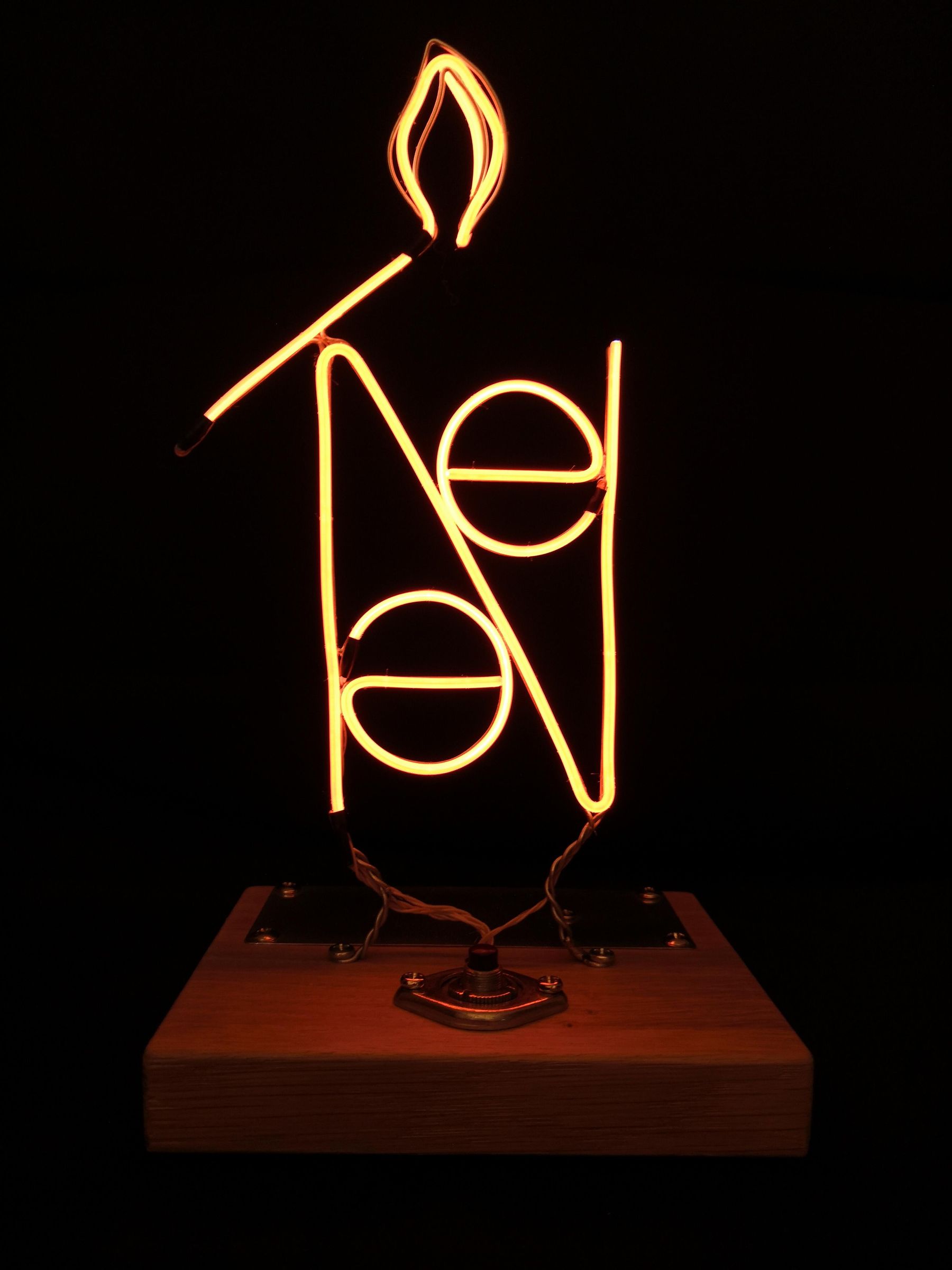 "Neon" Sign Made of EL Wire : 6 Steps (with Pictures) - Instructables