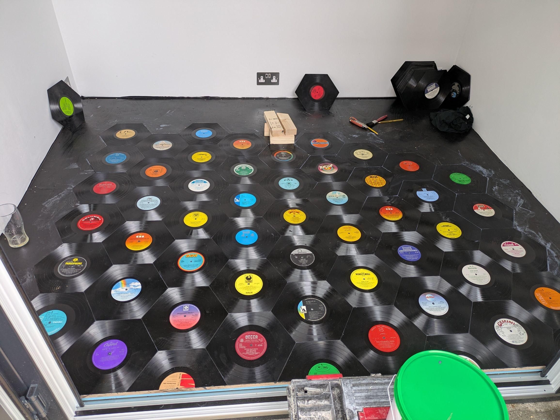 Recycled LP Vinyl Tiles Using a CNC Machine : 11 Steps (with Pictures ...