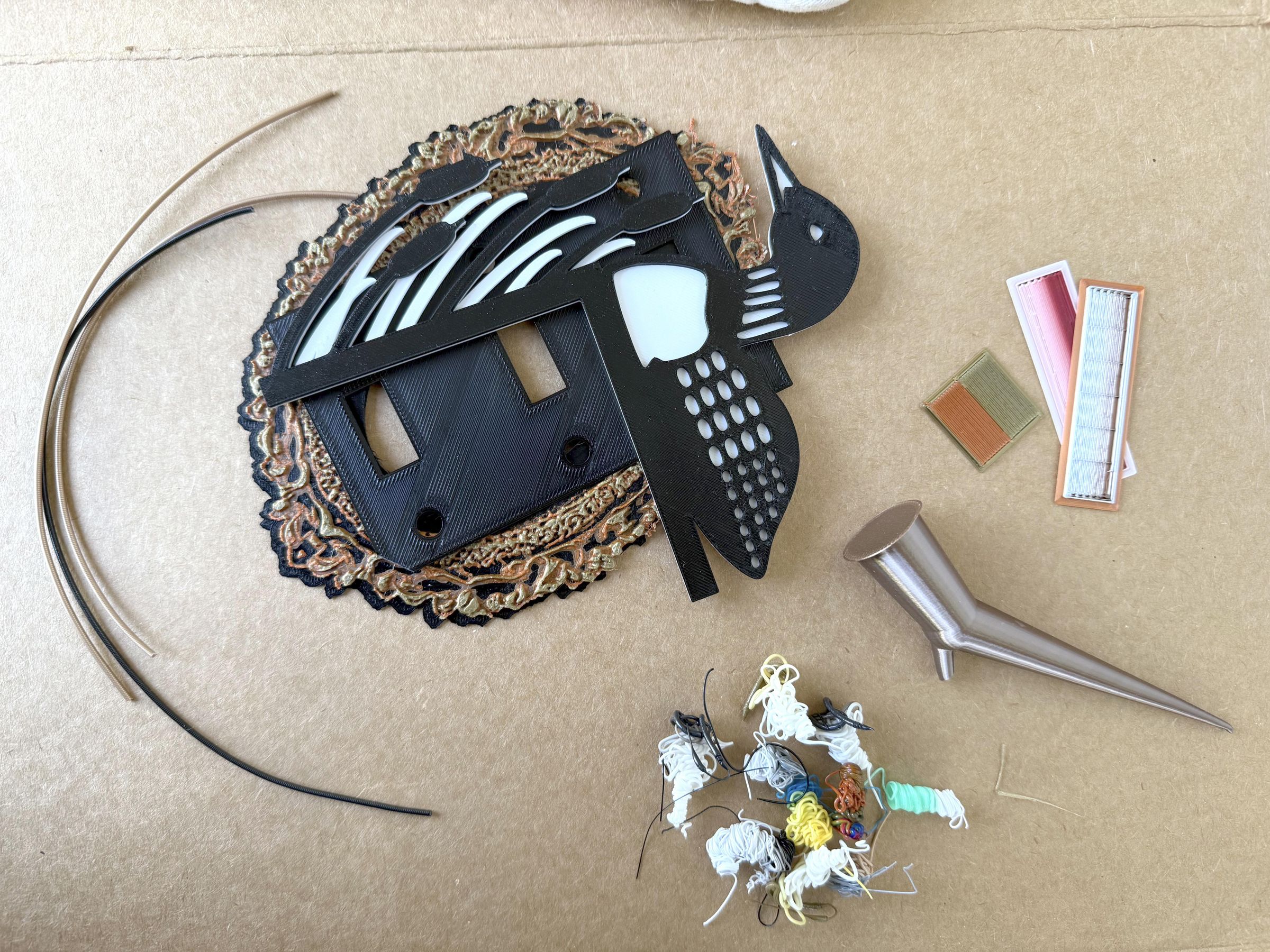 Melted Filament Scraps Earrings : 6 Steps (with Pictures) - Instructables