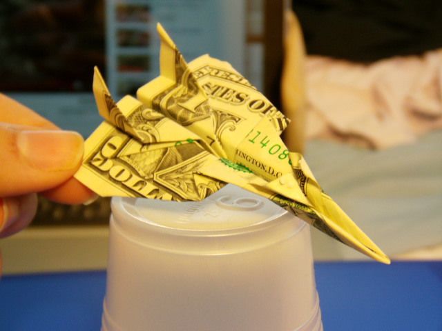 Origami Plane Dollar