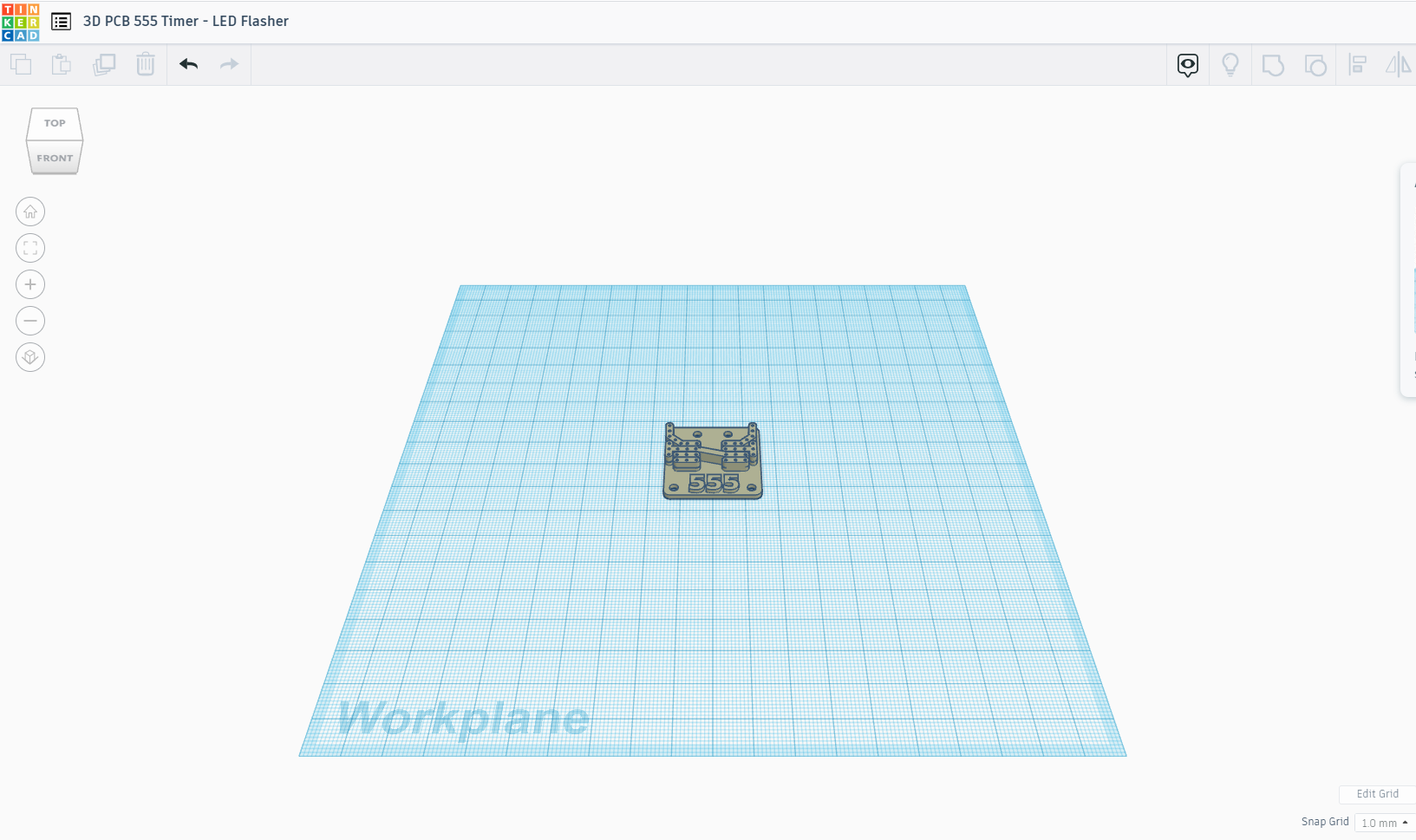 Bits4Bots - 3D Printed 555 Timer - Flashing LED - Conductive Filament ...