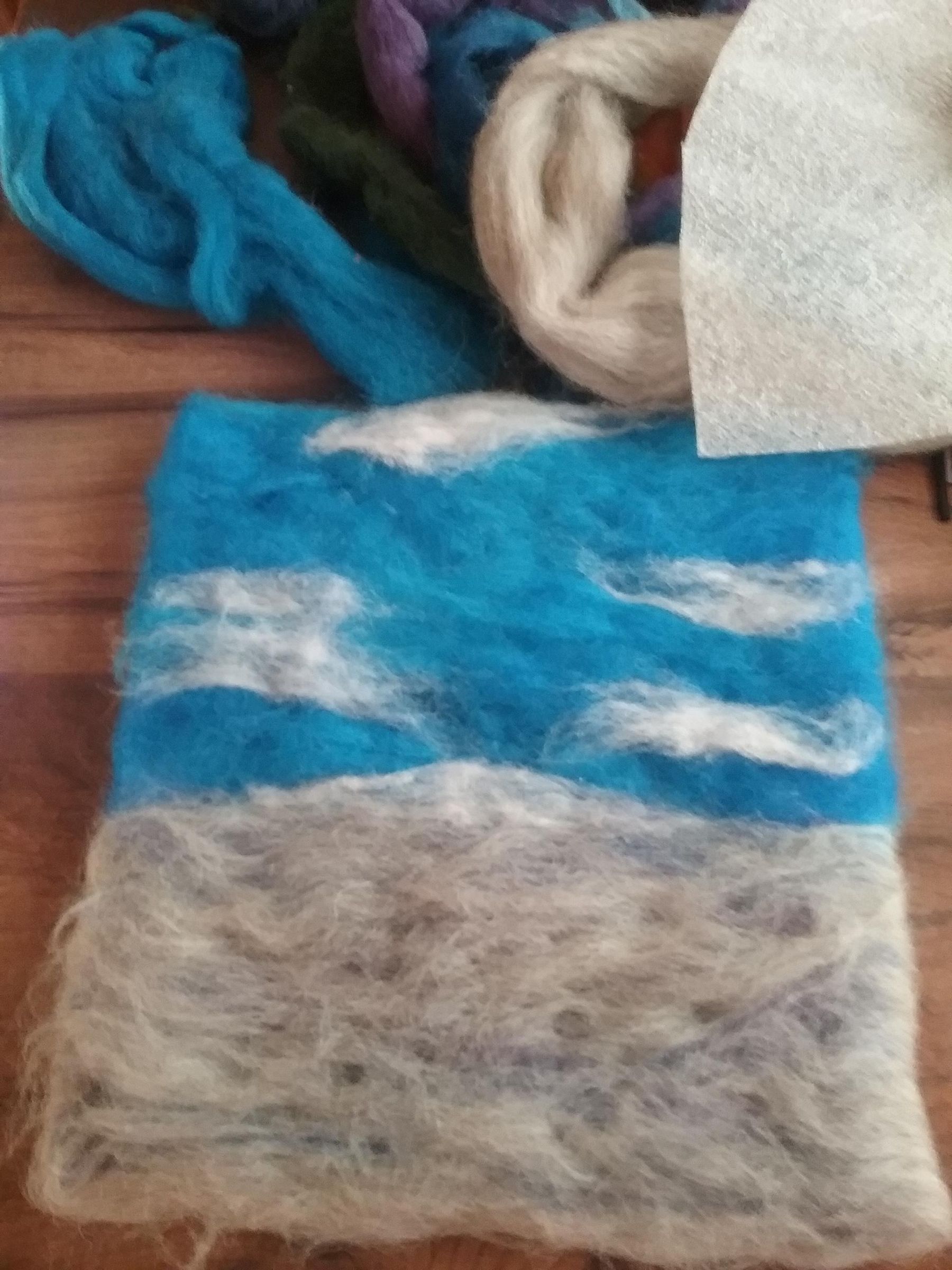 Kids Soft Felt Puzzle Using Needle Felting on Dissolving Paper : 7 ...