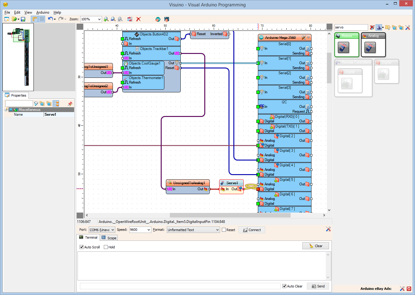 Arduino and Visuino: Connect 4D Systems ViSi Genie Smart Touchscreen Display to Arduino : 21 ...