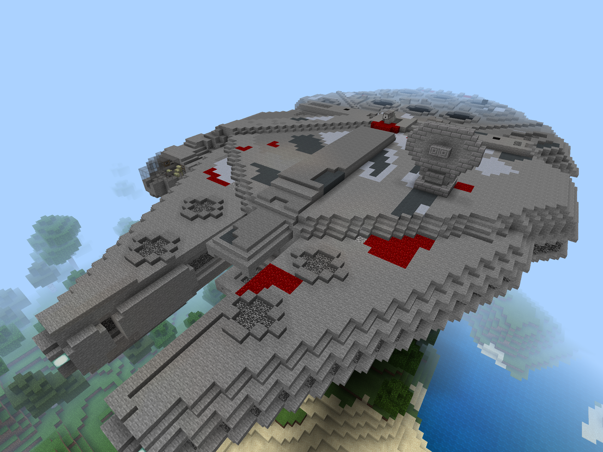 Minecraft - the Millennium Falcon : 7 Steps - Instructables